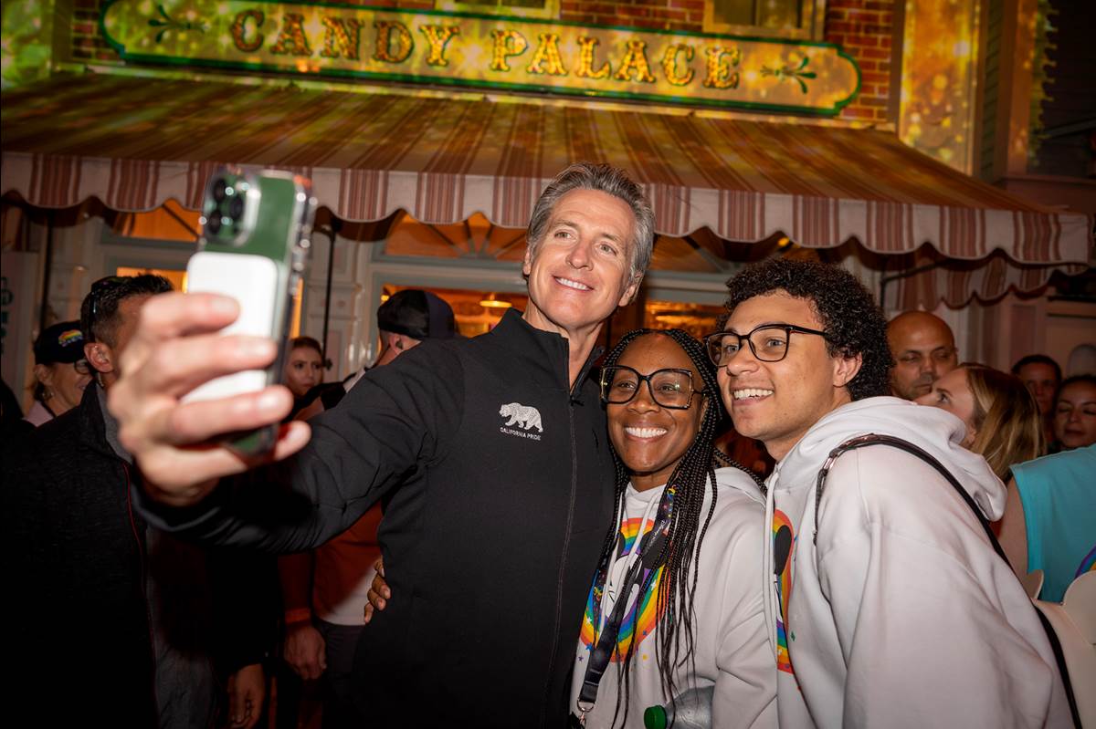 California Governor Gavin Newsom Previews DisneylandForward with Bob ...