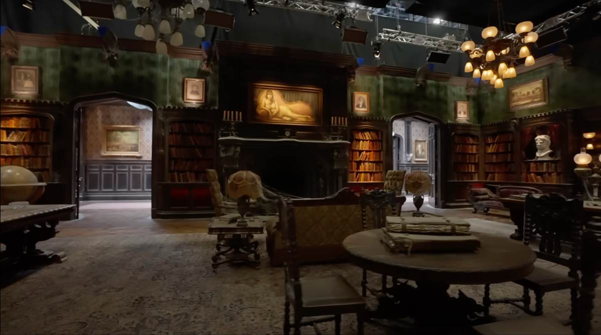The Haunted Mansion Movie Set