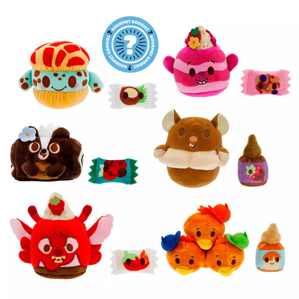 New Wave of Disney Munchlings Mystery Plush Themed to Gourmet Goodies