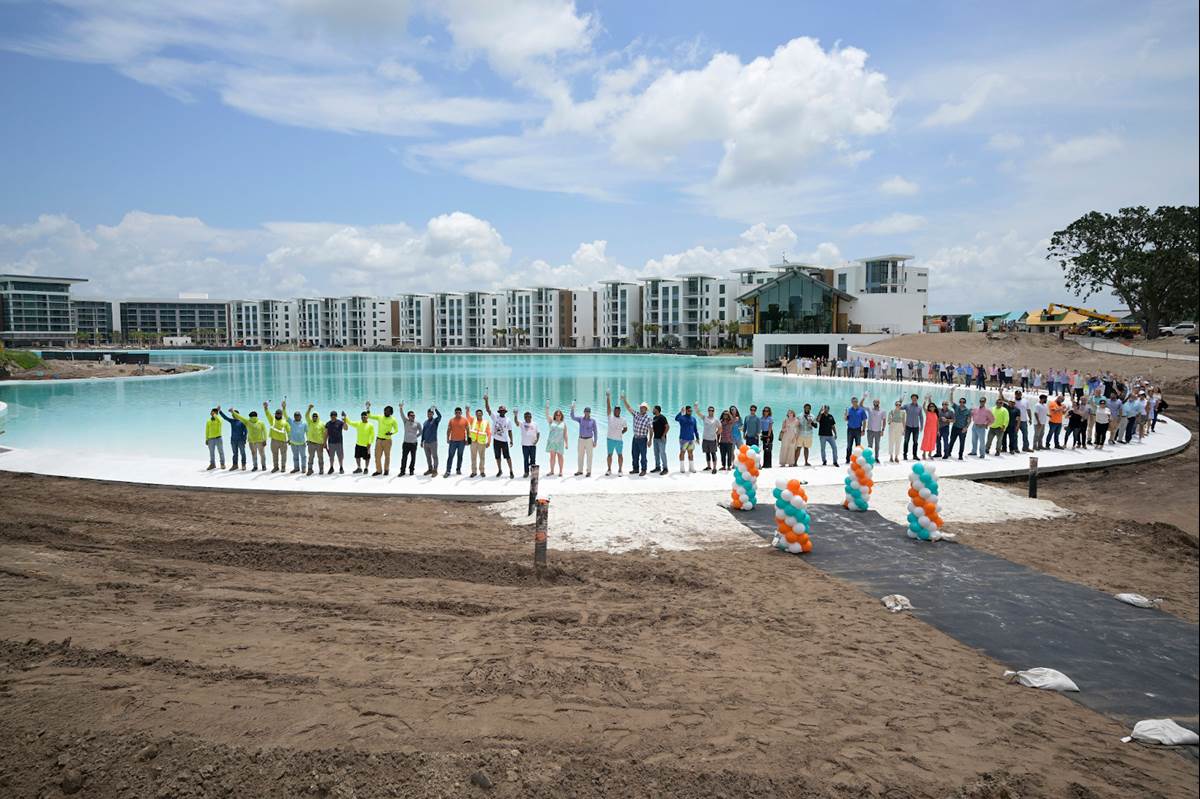 Orlando's New Evermore Resort Tops Off Evermore Bay Water Feature In ...