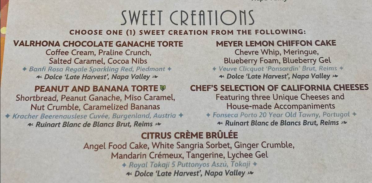 Photos: California Grill Debuts Three-Course Menu and Wine Pairings ...