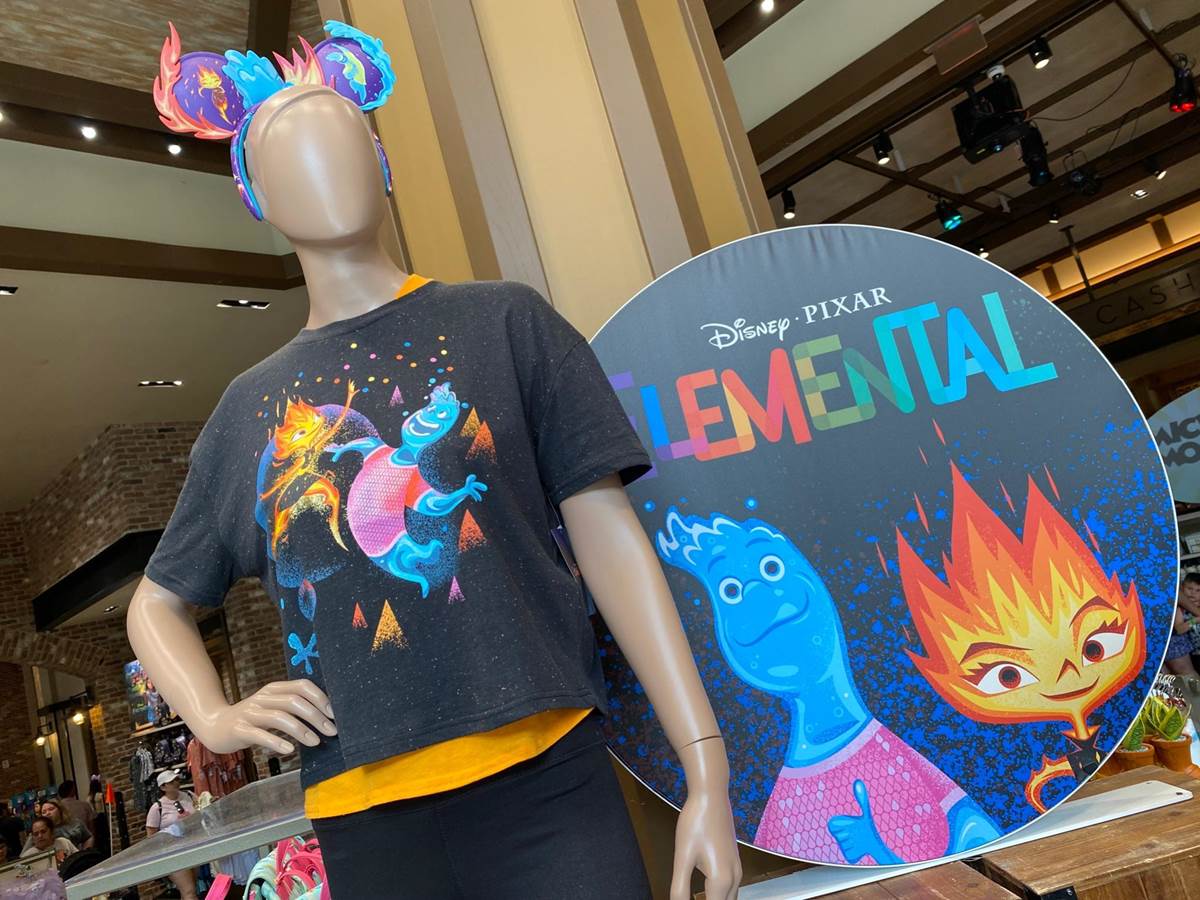 Photos: "Elemental" Merchandise Arrives at Downtown Disney's World of ...