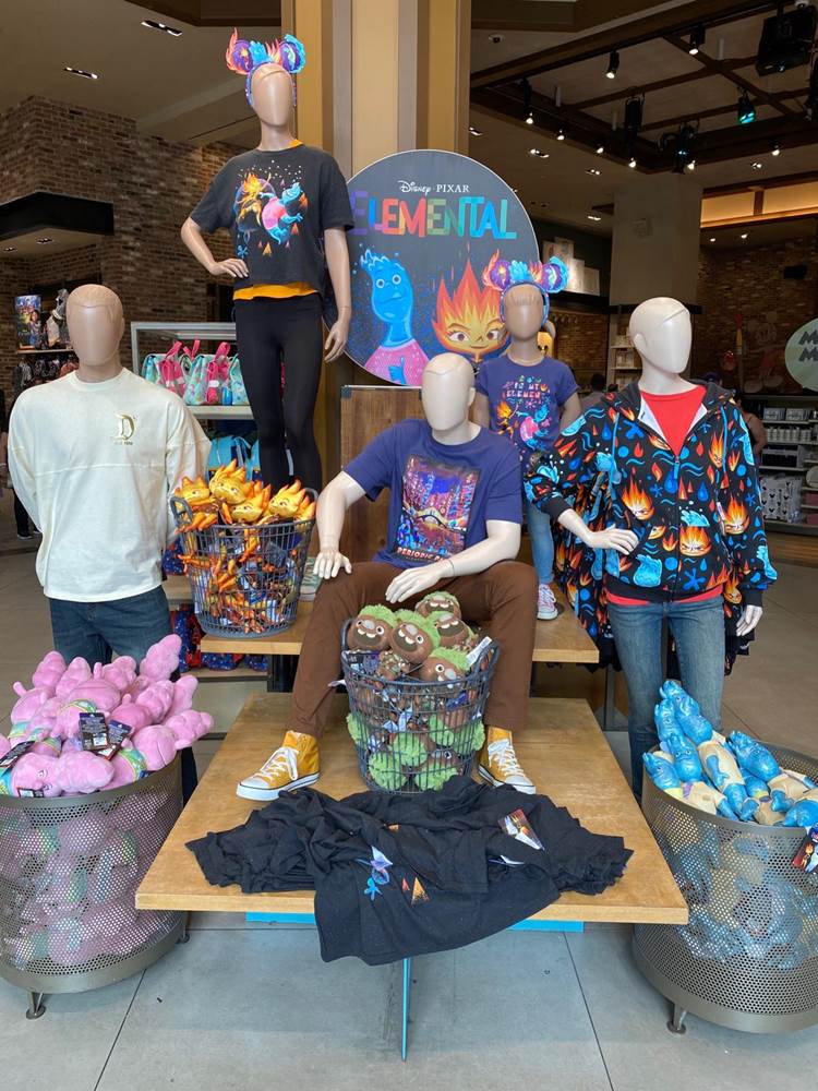 Photos: "Elemental" Merchandise Arrives at Downtown Disney's World of ...