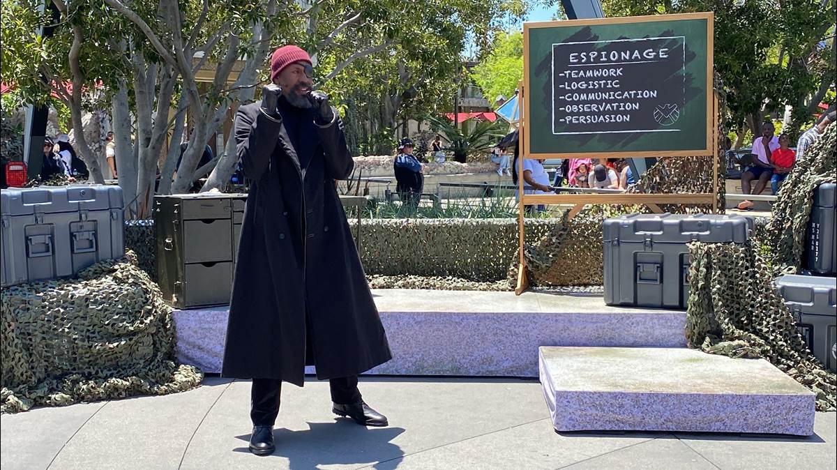 Photos/Video: Nick Fury Arrives In Avengers Campus With Special ...