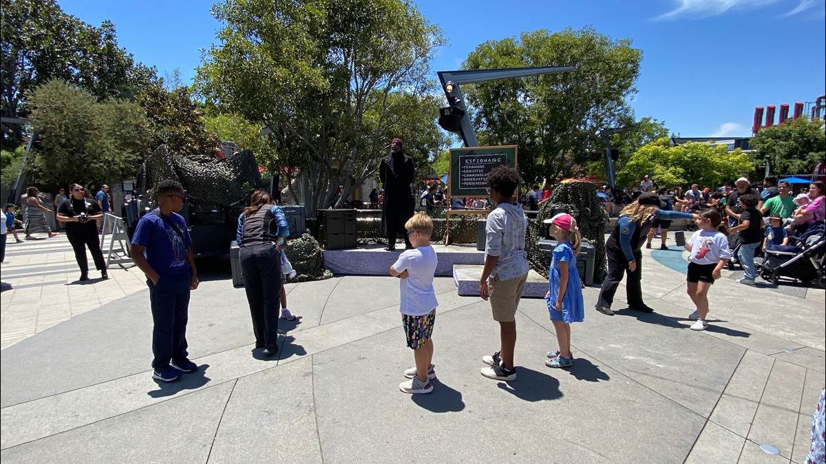 Photos/Video: Nick Fury Arrives In Avengers Campus With Special ...