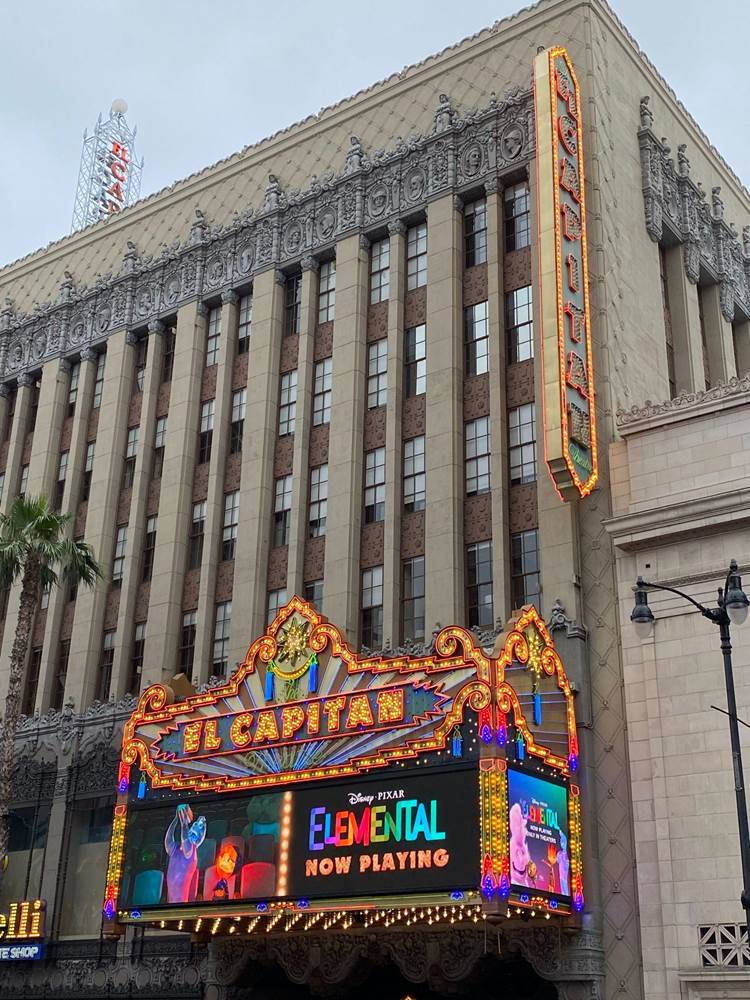 Video / Photos: Pixar's "Elemental" Opens at El Capitan Theatre with "H2Whoah" Live Show, Photo ...