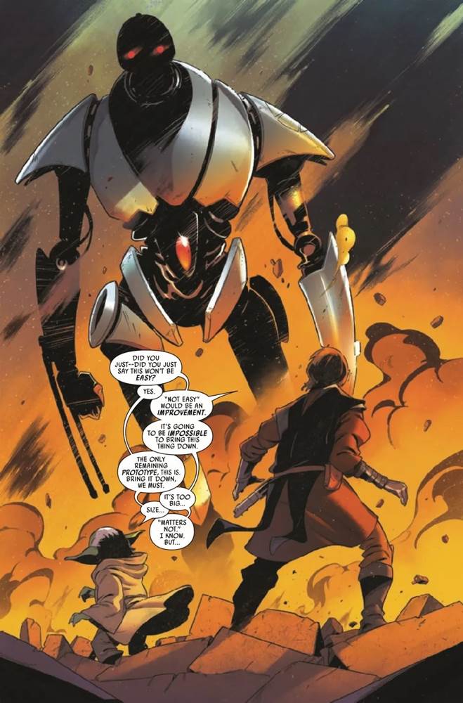 Comic Review - "Star Wars: Yoda" and Anakin Skywalker Battle a Megadroid During the Clone Wars ...