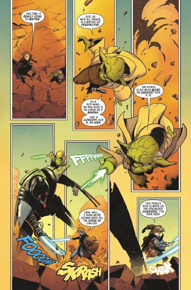 Comic Review - "Star Wars: Yoda" and Anakin Skywalker Battle a ...