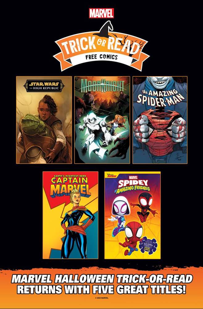 Marvel Reveals Free "Trick-Or-Read" Titles for October - LaughingPlace.com