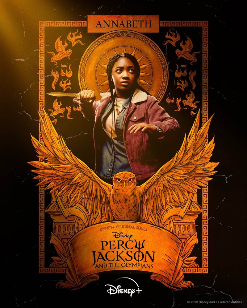 New Character Posters Released for Disney+ Adaptation of "Percy Jackson and the Olympians ...