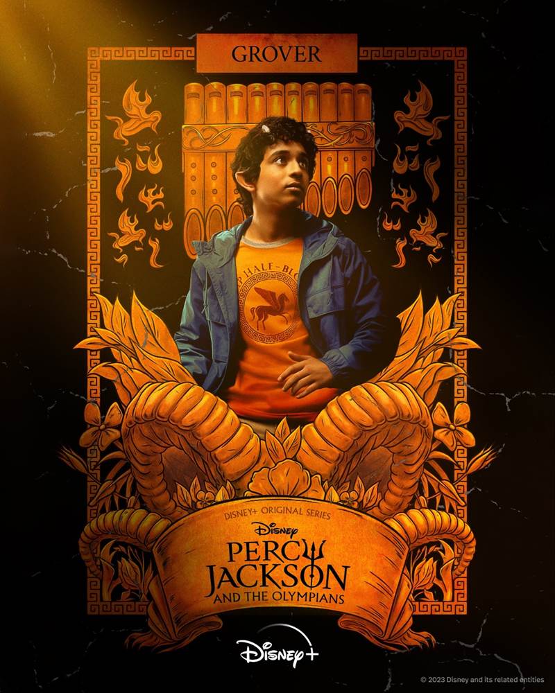 New Character Posters Released for Disney+ Adaptation of "Percy Jackson and the Olympians ...