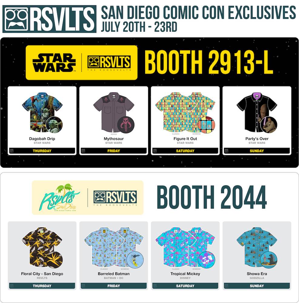 Turn Heads at San Diego Comic-Con with 8 Exclusive Styles from RSVLTS