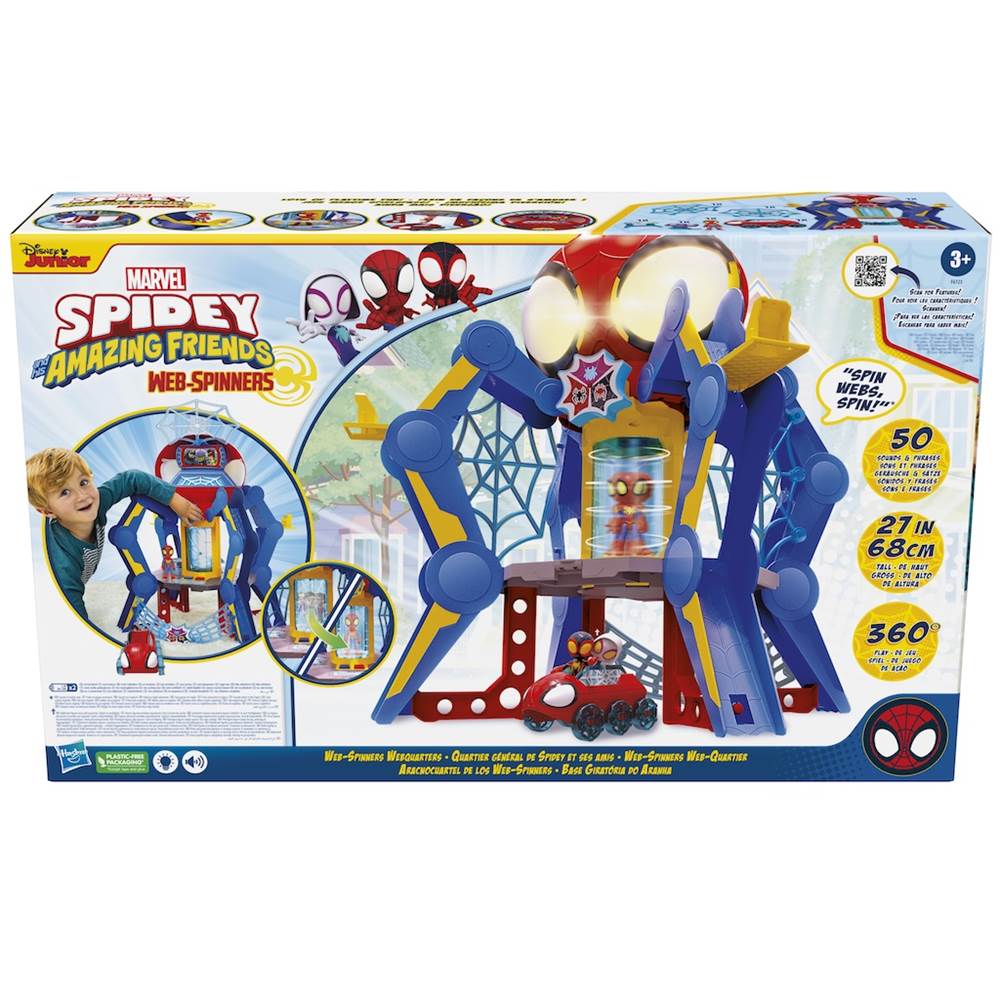 "Spidey and His Amazing Friends" Web-Spinners Toys Coming Soon from Hasbro