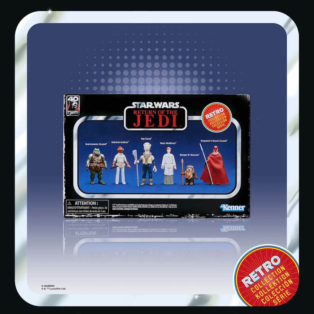 Star Wars Retro Collection "Return of the Jedi" Action Figure 6-Pack ...