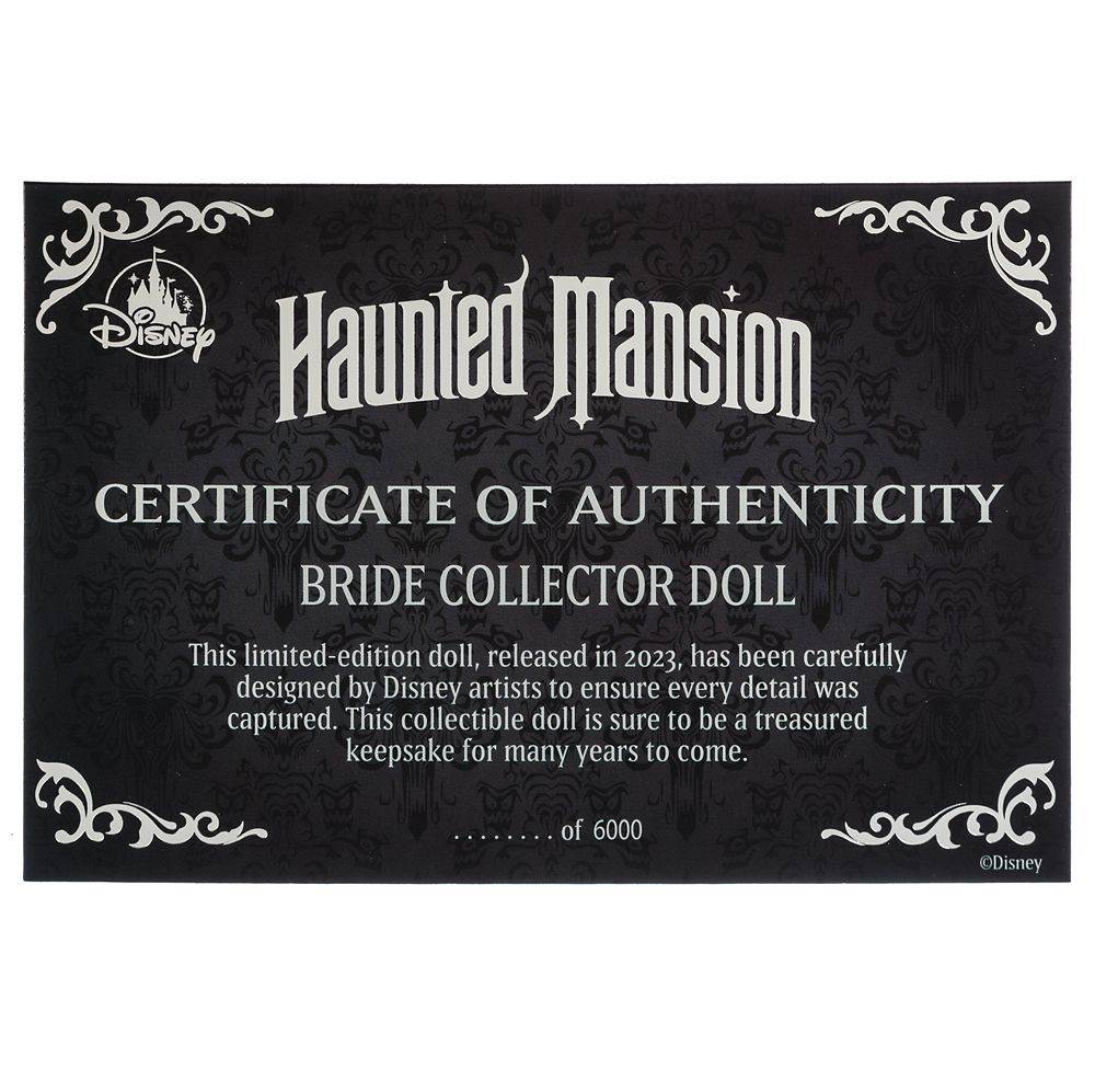 Haunted Mansion Bride Limited Edition Doll Arrives on shopDisney