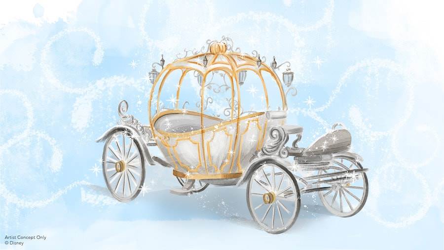Design Details Revealed for New Cinderella Platinum Coach Coming Soon ...