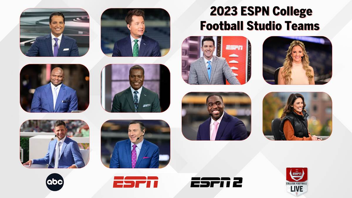 ESPN Sets College Football Studio Lineup with New Roles for Kelsey ...