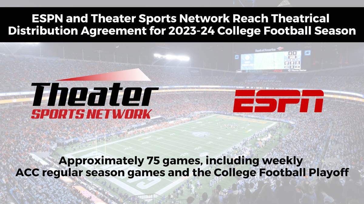 ESPN Teams with Theater Sports Network for Theatrical Distribution of ...