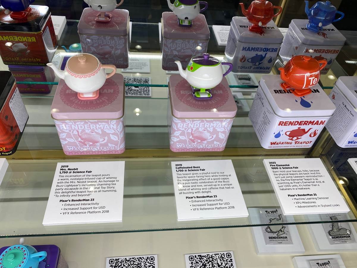 SIGGRAPH 2023: 20 Years of Pixar's Walking Teapots - LaughingPlace.com