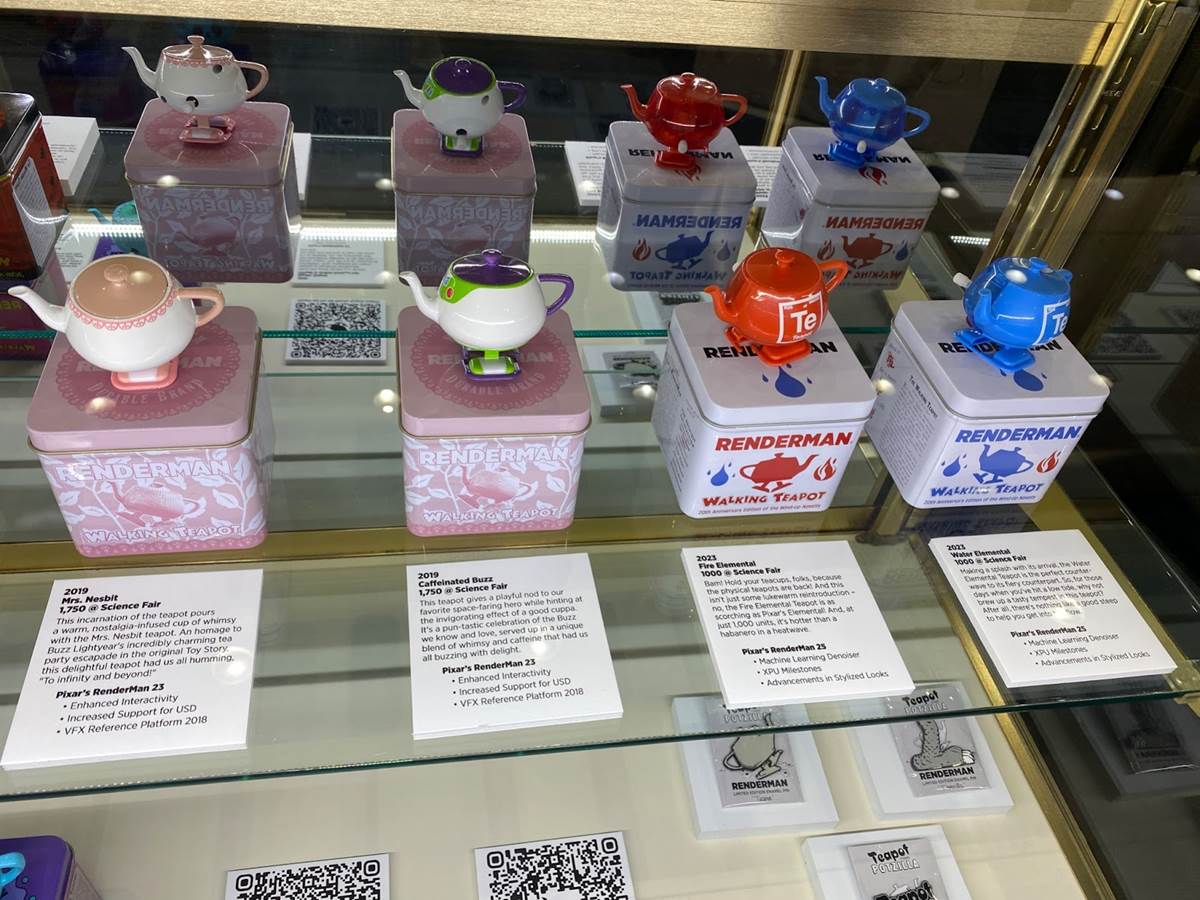 SIGGRAPH 2023: 20 Years of Pixar's Walking Teapots - LaughingPlace.com