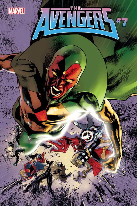 Vision is the Last Avenger Standing on the Cover of the Upcoming ...
