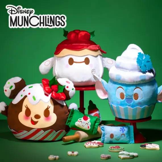 Seasonal Sweets! New Holiday Disney Munchlings Plush Now Available on ...