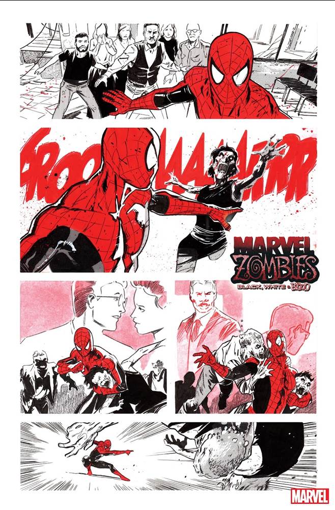 Marvel Shares Horrifying First Look at "Marvel Zombies: Black, White ...