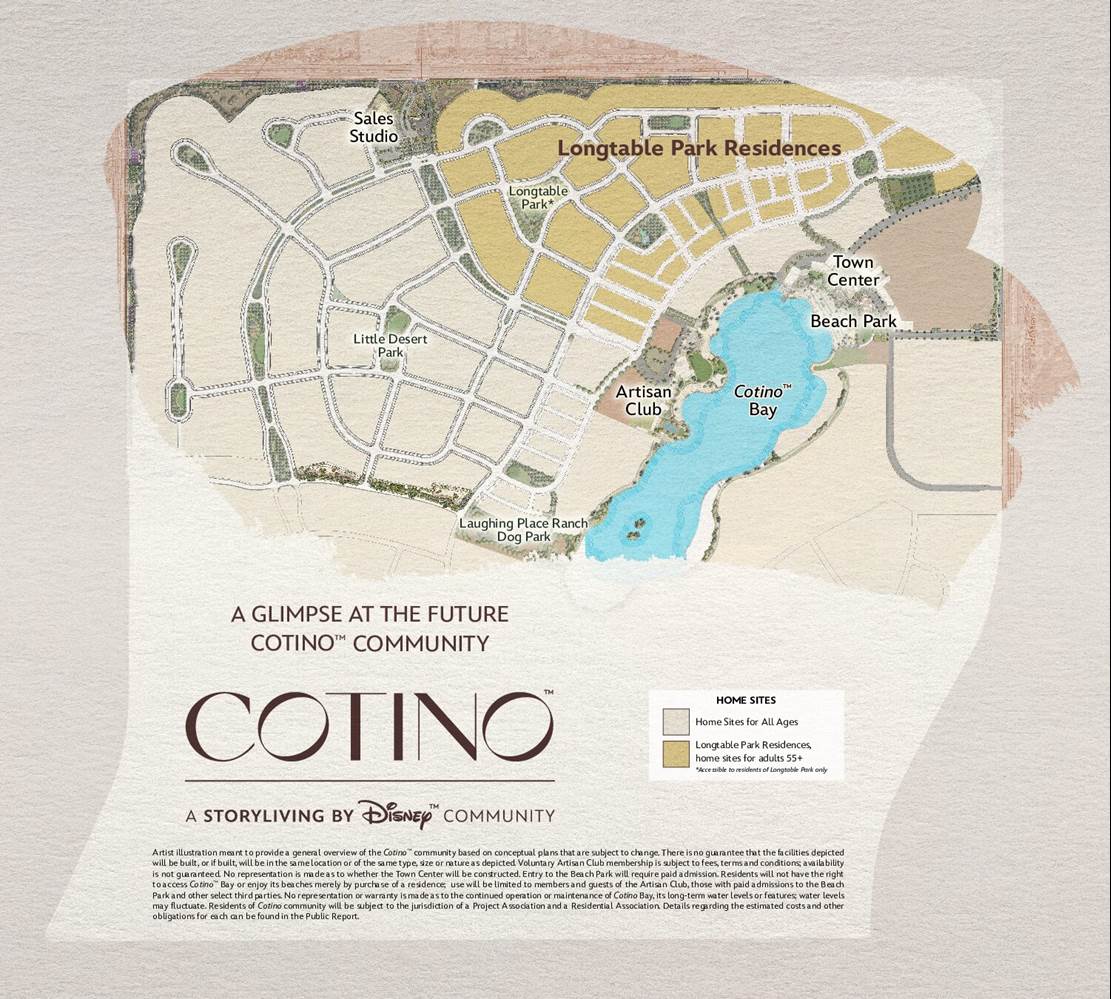 Residential Plans for Cotino, a Storyliving by Disney Community ...
