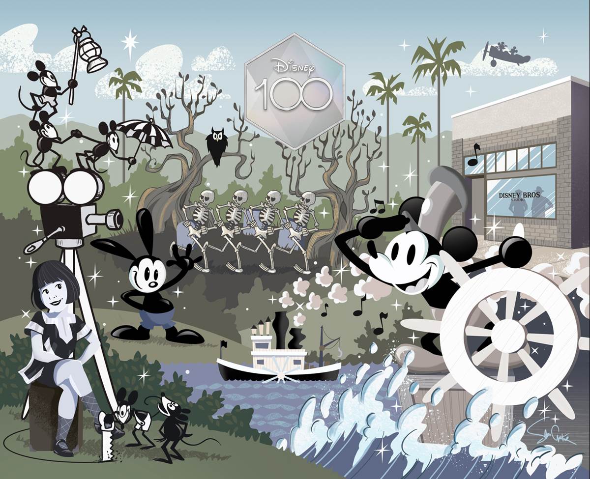 “Disney by the Eras” Artwork All in Celebration of Disney100 ...