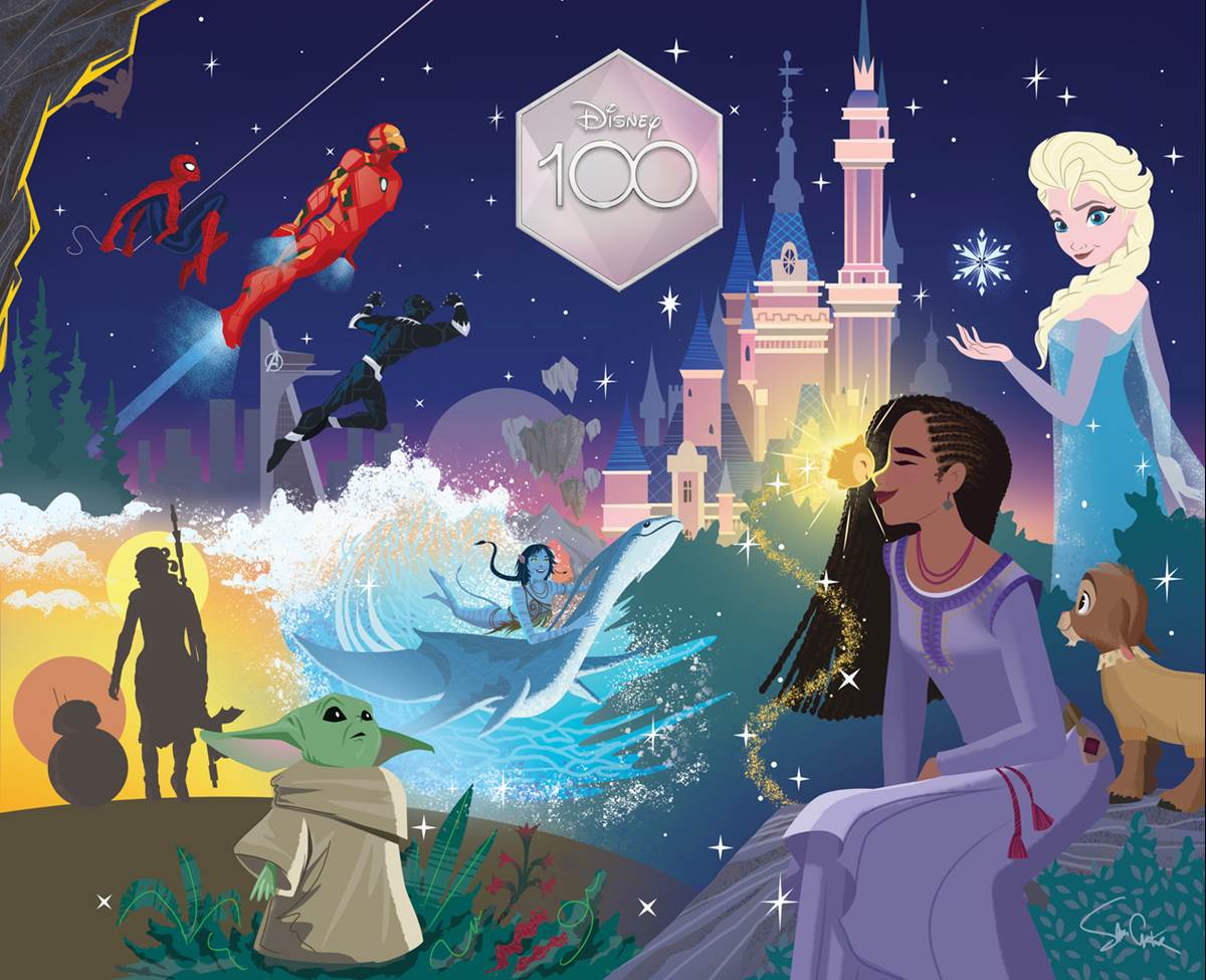 “Disney by the Eras” Artwork All in Celebration of Disney100 ...