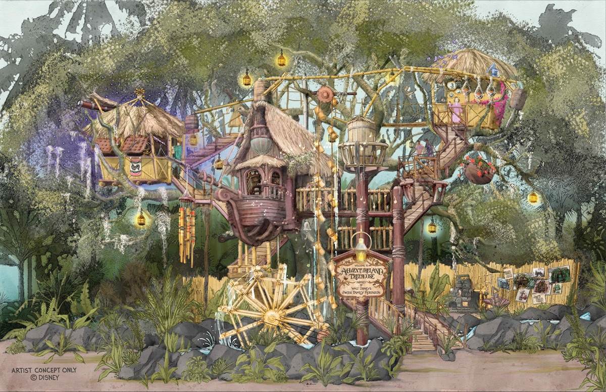 Magic Key Holder Preview of the Adventureland Treehouse Taking Place on ...