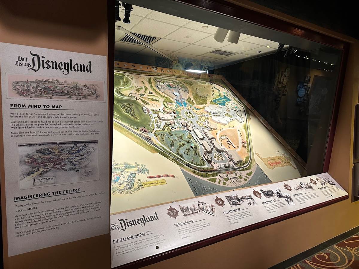 50th Anniversary Disneyland Park Map