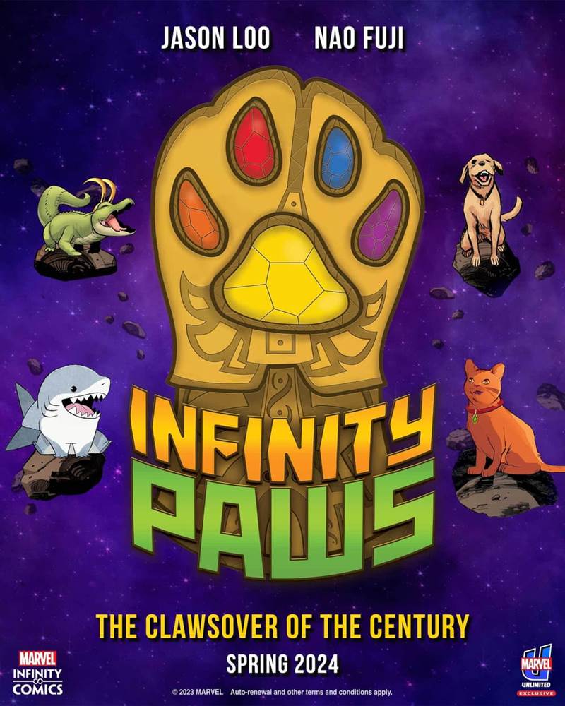 The Clawsover of the Century: "Infinity Paws" Comic Series Coming to ...