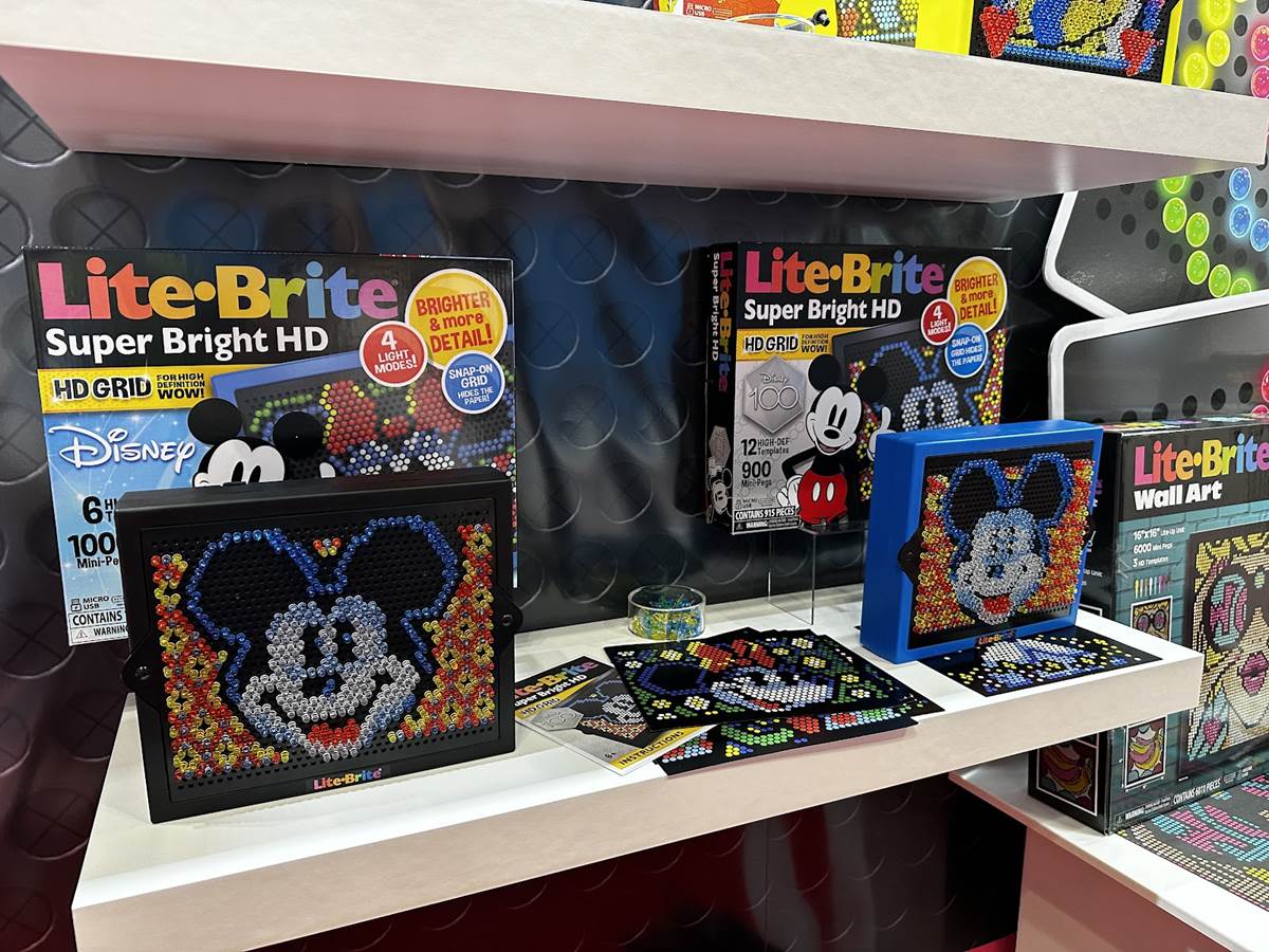 Toy Fair 2023: Basic Fun! Taps Into Nostalgia with Disney Lite-Brite ...