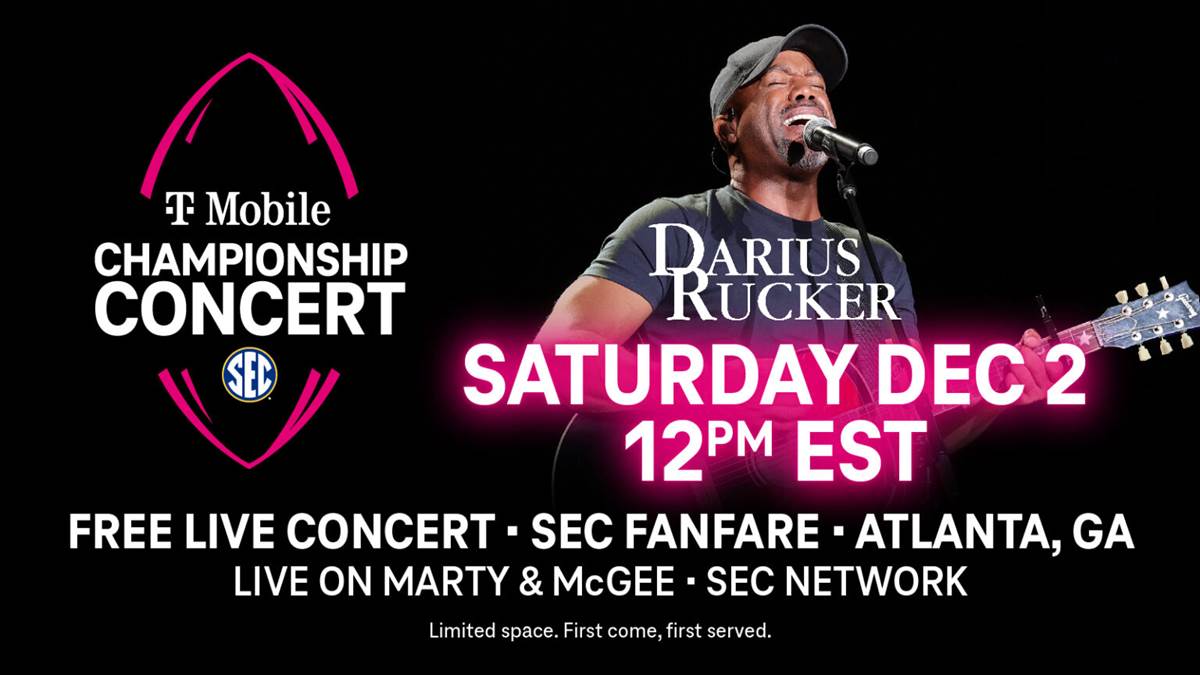 Darius Rucker Set to Headline the T-Mobile SEC Championship Concert ...
