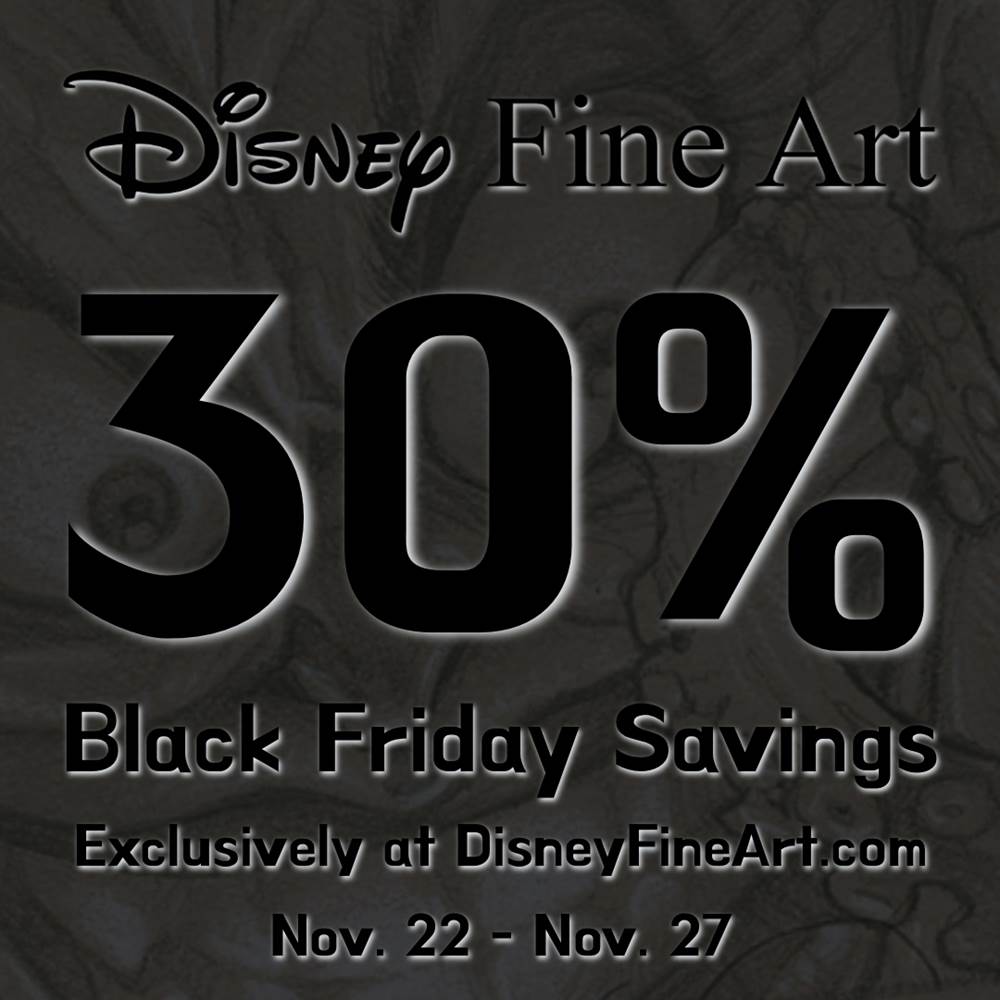 Disney Fine Arts Black Friday Savings Available Now - LaughingPlace.com