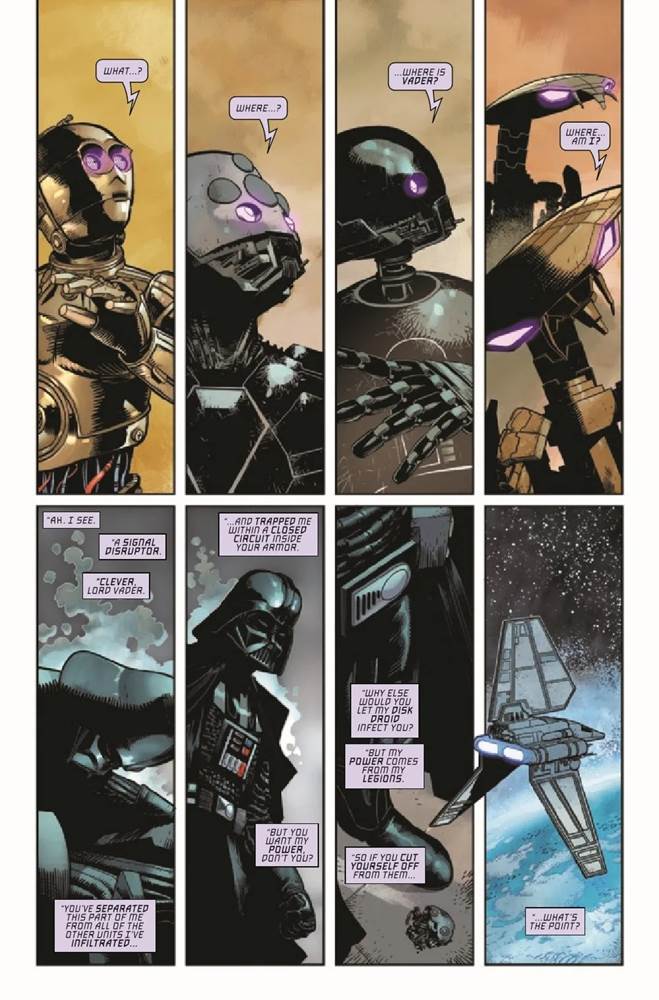 Comic Review - The Dark Lord of the Sith Takes On the "Dark Droids ...
