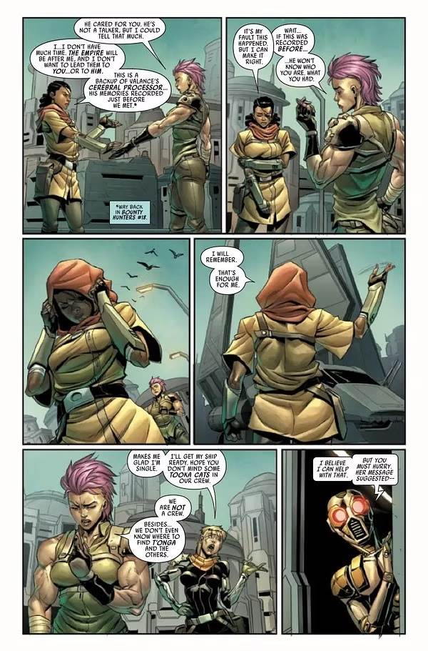 Comic Review - T'onga and Friends Are In Desperate Need of Rescue in "Star Wars: Bounty Hunters ...