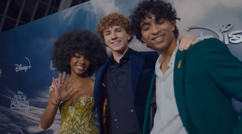 Disney+ Shares Video of "Percy Jackson and the Olympians" World Premiere at The Met in New York ...