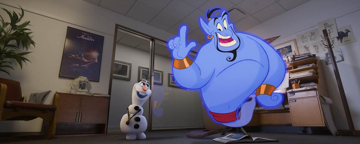 Josh Gad Celebrates Olaf's Appearance in "Once Upon A Studio" In New ...