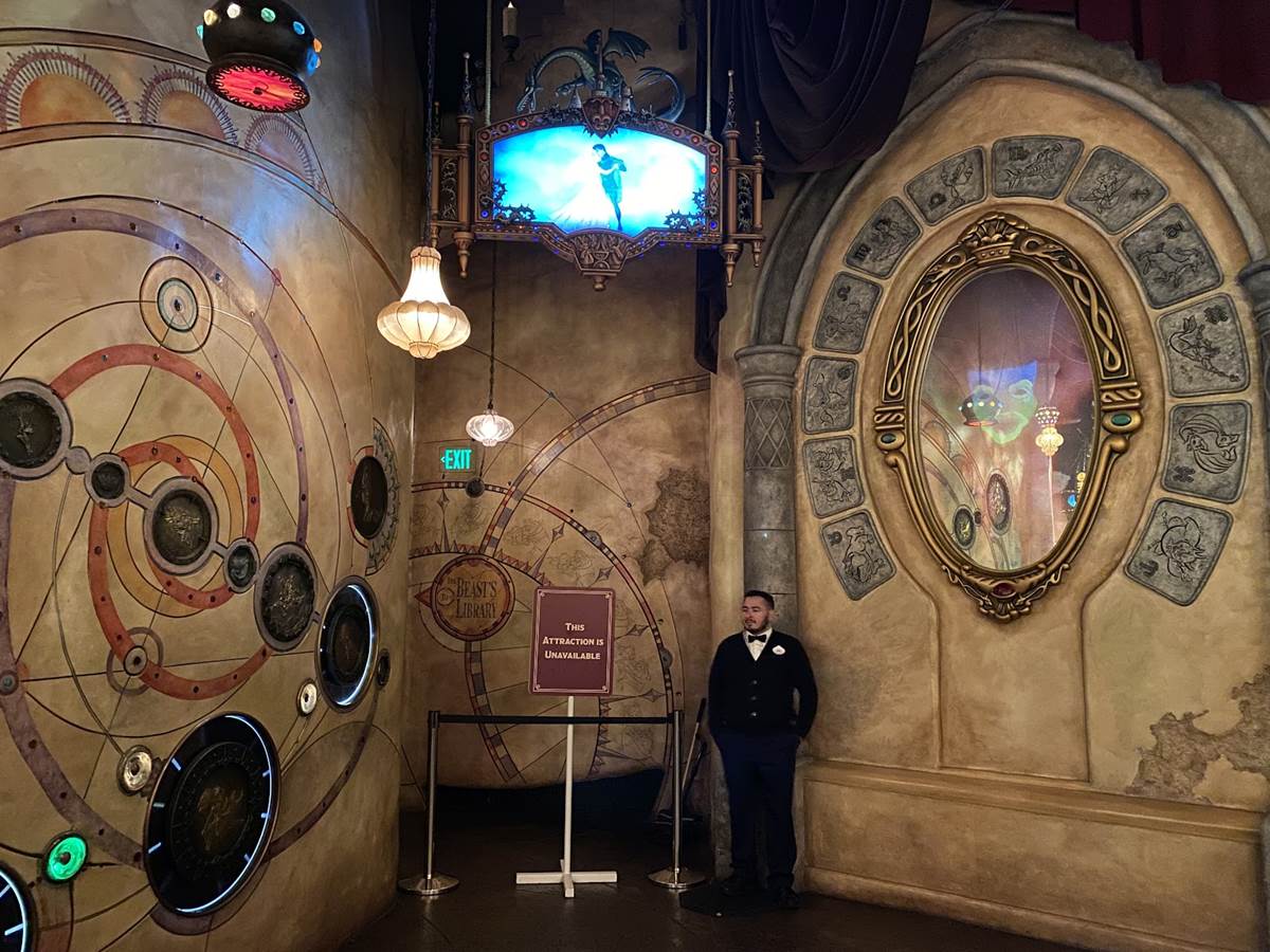 Photos: Sorcerer's Workshop With Now-Closed Beast's Library at Disney ...