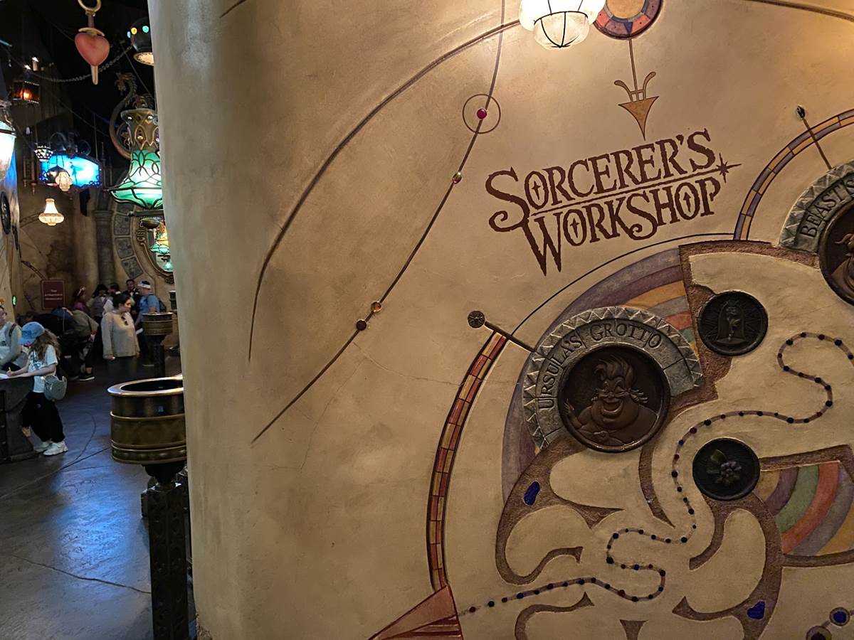 Photos: Sorcerer's Workshop With Now-Closed Beast's Library at Disney ...