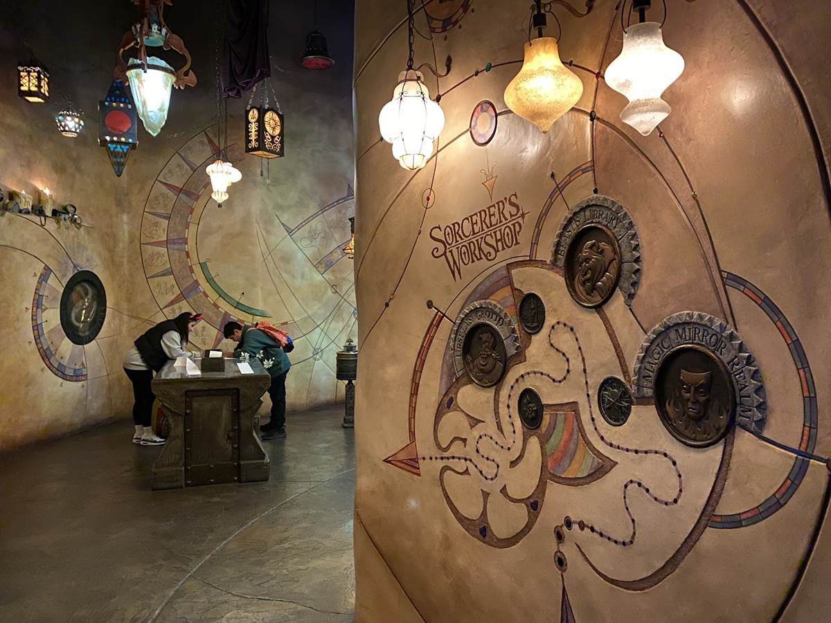 Photos: Sorcerer's Workshop With Now-Closed Beast's Library at Disney ...