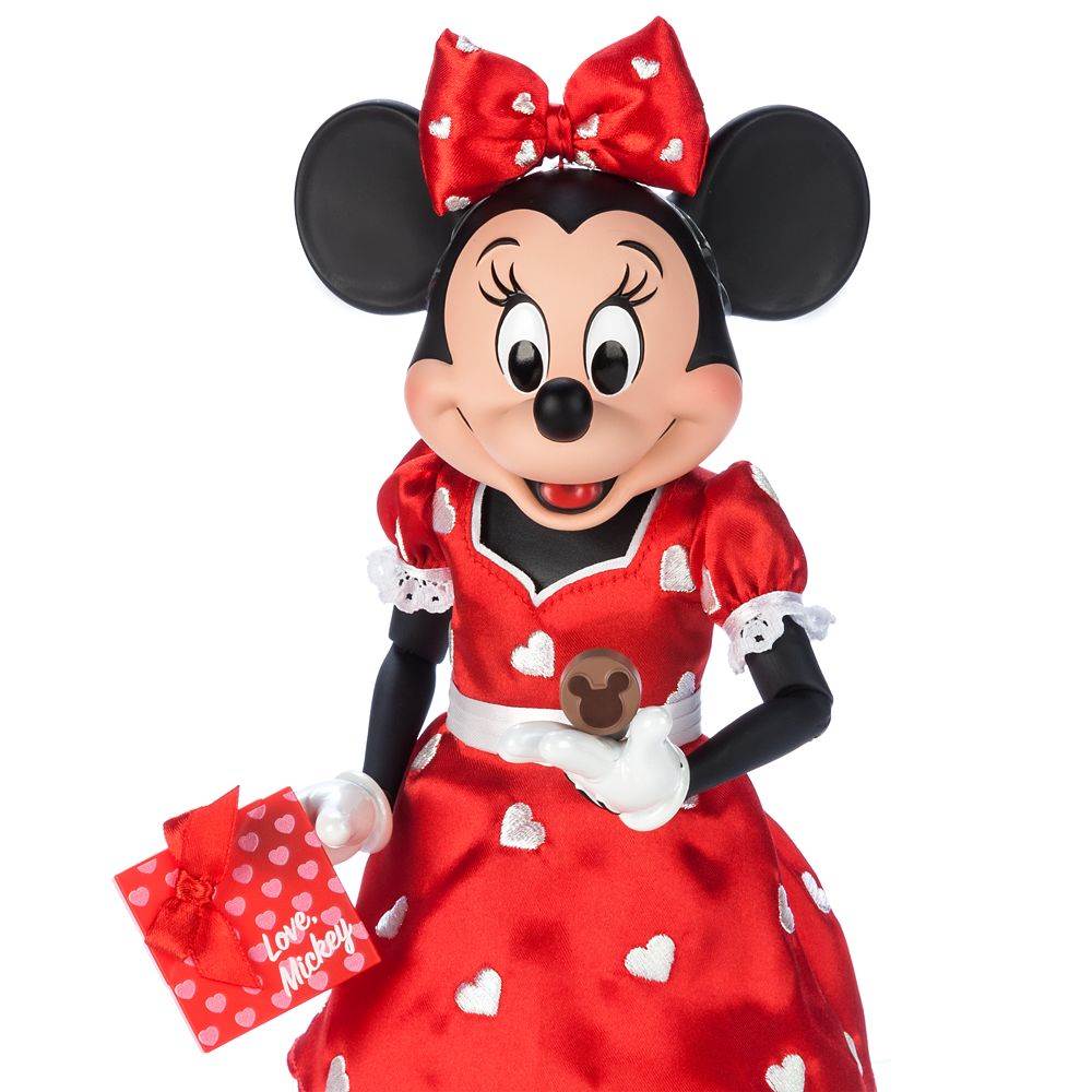 Mickey Mouse and Minnie Mouse Valentine's Day Doll Set