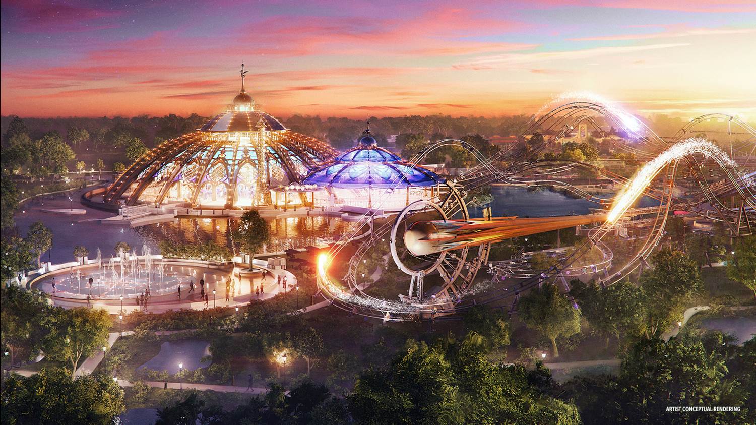 Concept Art and Details Shared for Celestial Park at Universal Epic ...