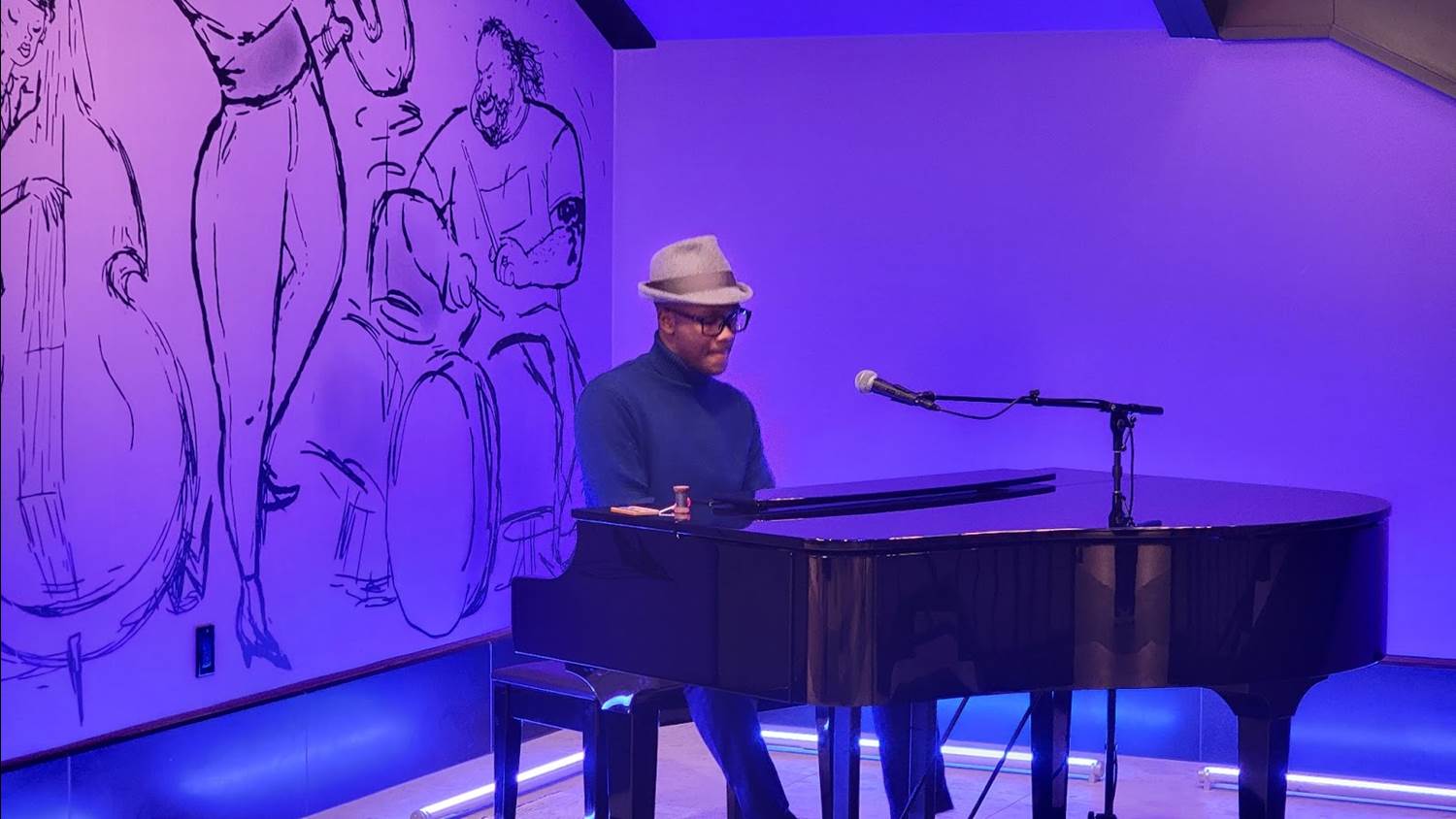 Joe Gardner from “Soul” Plays the Piano at the Pixar Place Hotel ...