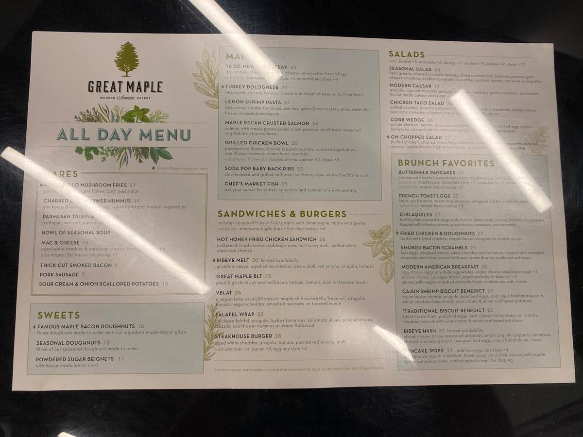 Photos: Take a Look Around the Recently Opened Great Maple Restaurant ...