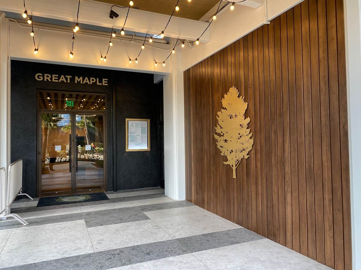 Photos: Take a Look Around the Recently Opened Great Maple Restaurant ...