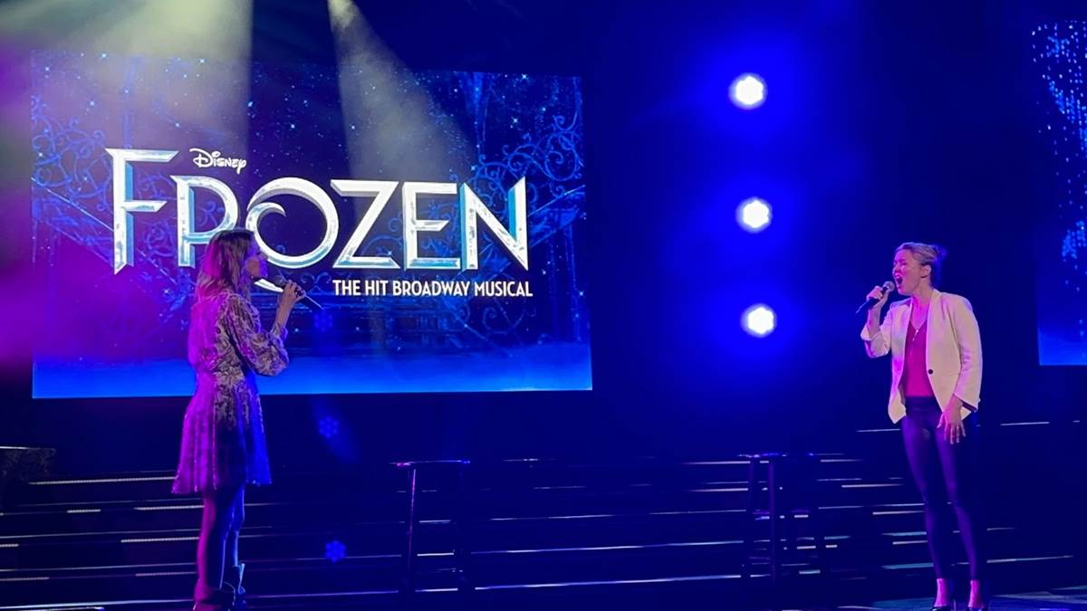 Photos & Video: Caissie Levy and Patti Murin Kick Off Disney on ...