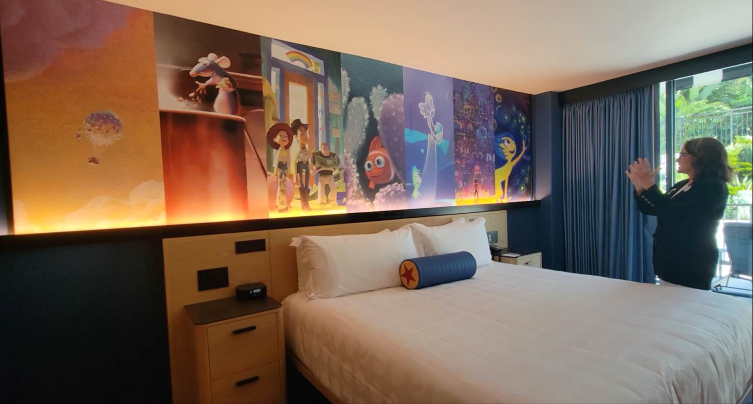 Photos / Video: Pixar Place Hotel Room & Pixel Suite Tour ...